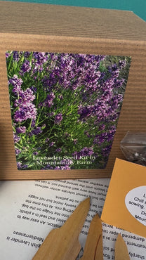 Lavender Garden Seed Kit, Grow Your Own Organic Lavender – Mountainlily ...
