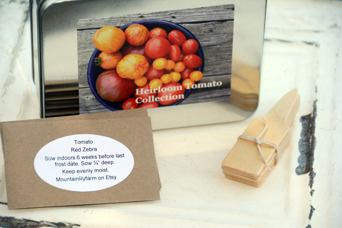 Heirloom Tomato Seed Collection, Heirloom Tomato Seeds in Gift Box, Ea ...